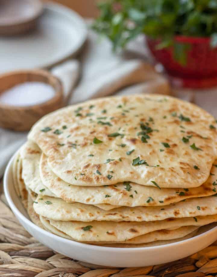 Easy Flatbreads - This Home Kitchen