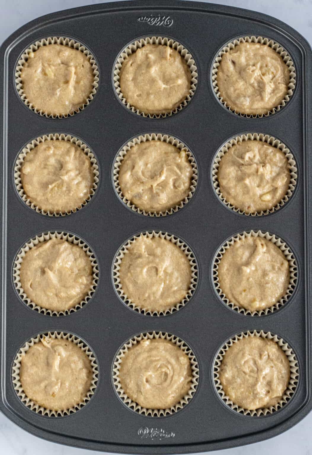 Banana Walnut Muffins with Honey Butter - This Home Kitchen