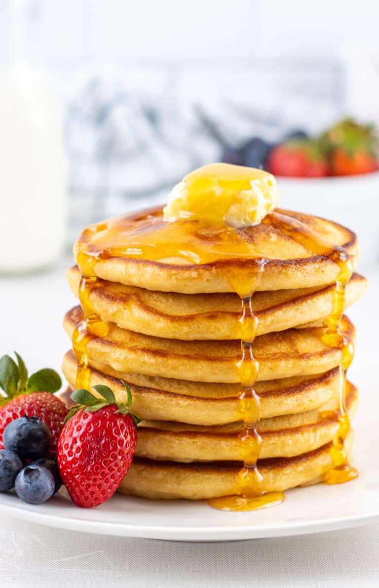 Brown Sugar Pancakes - This Home Kitchen