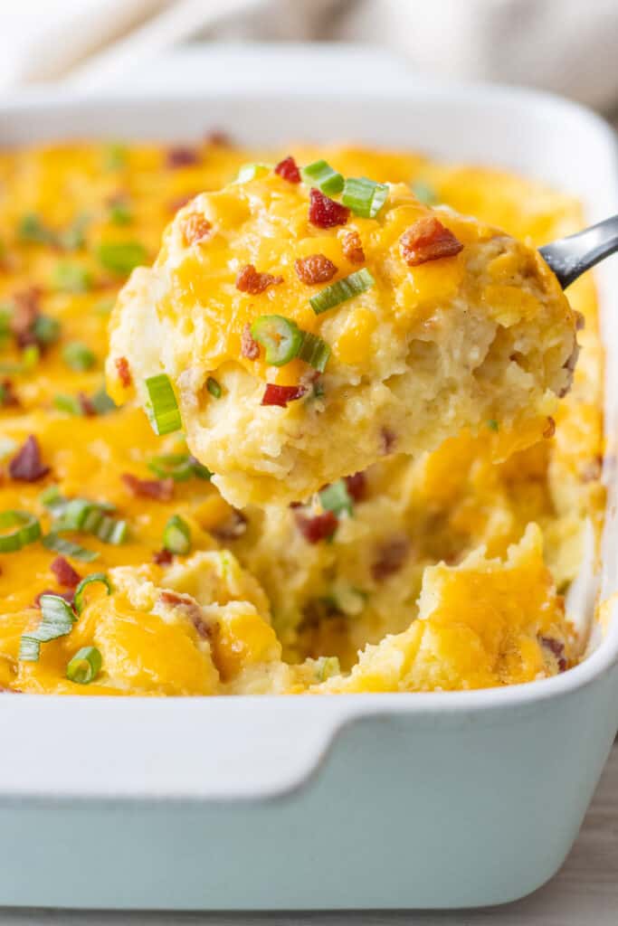 Twice Baked Mashed Potatoes - This Home Kitchen